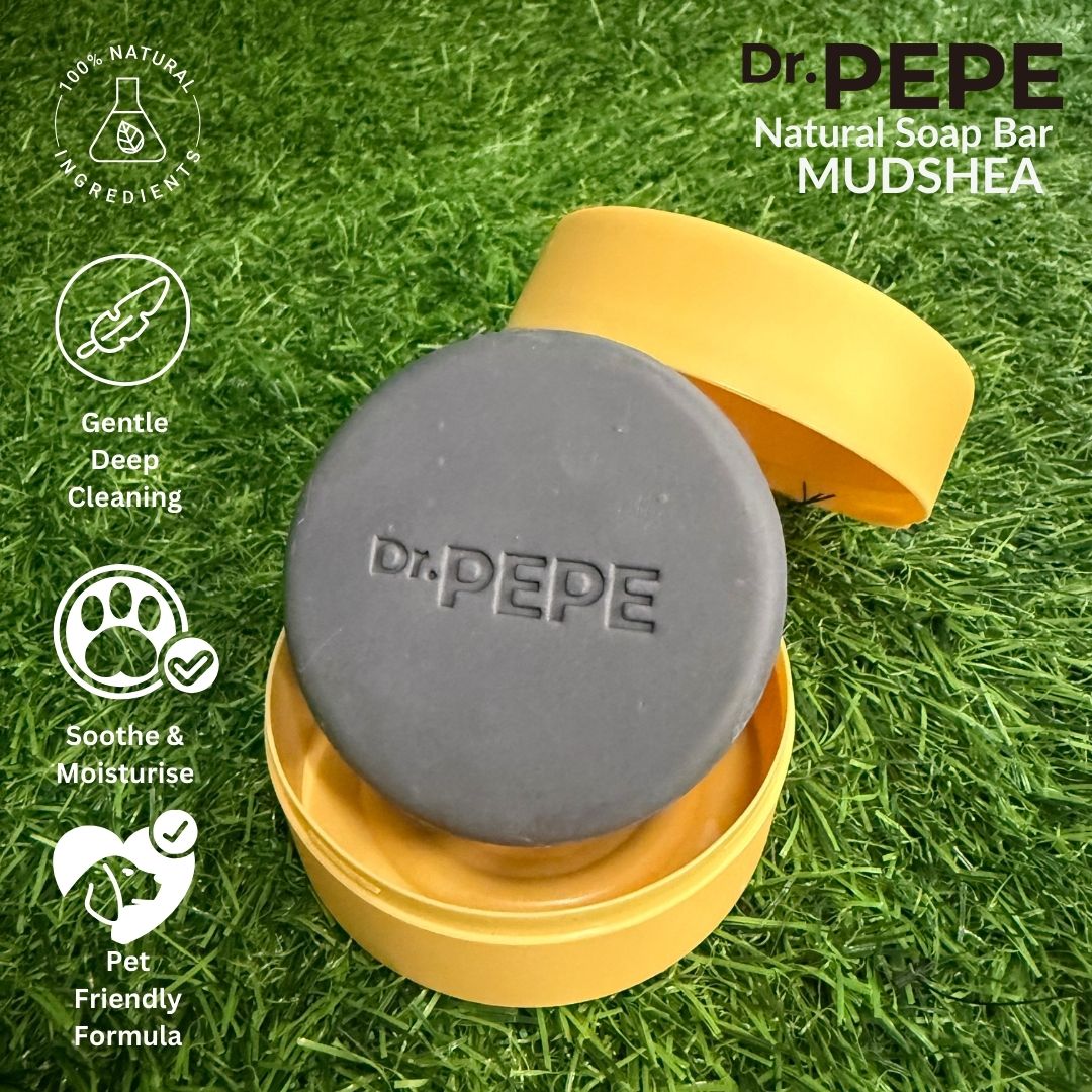 DR Pepe Mud Shea Butter Oat Soap Bar For Dogs – petconnexion